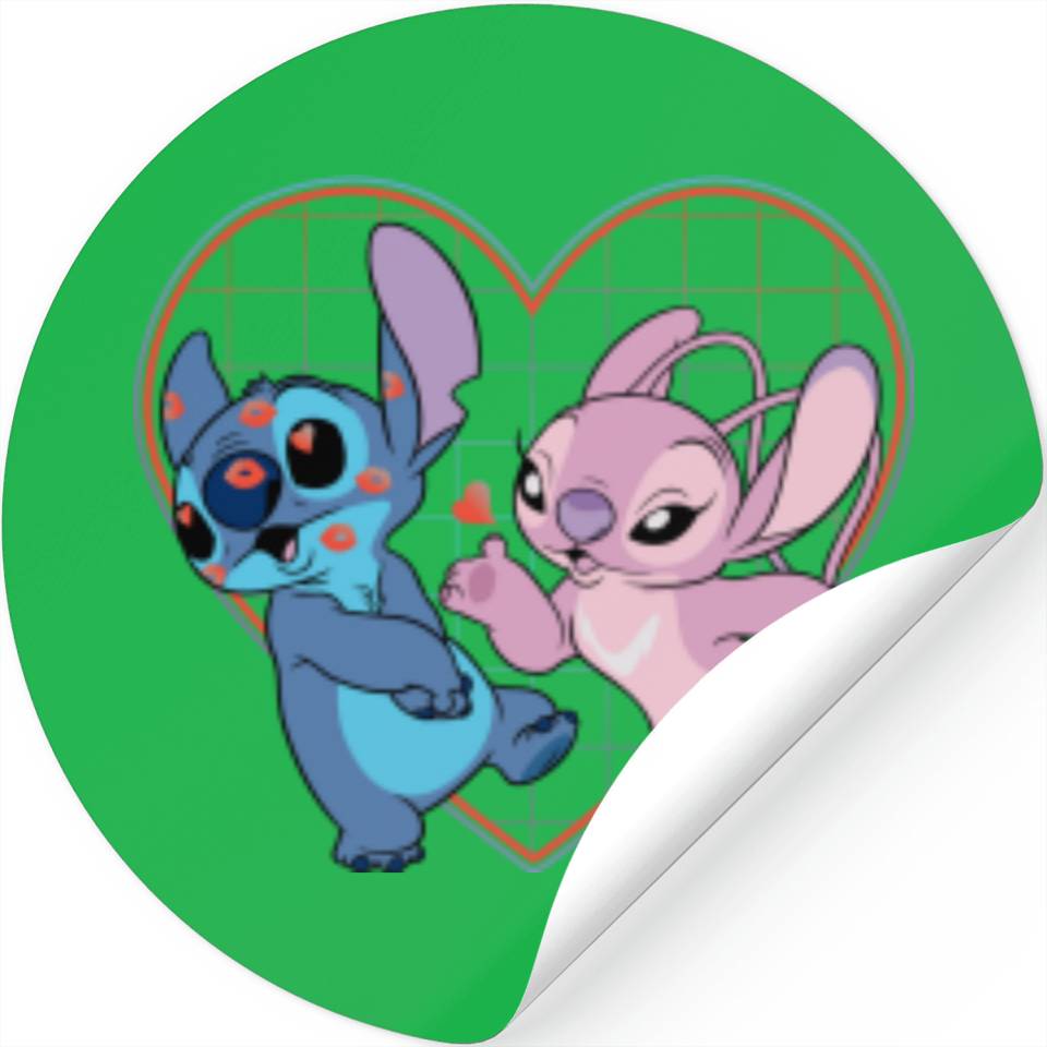 Disney Lilo and Stitch Angel Heart Kisses Stickers | ID 20845964 by ...
