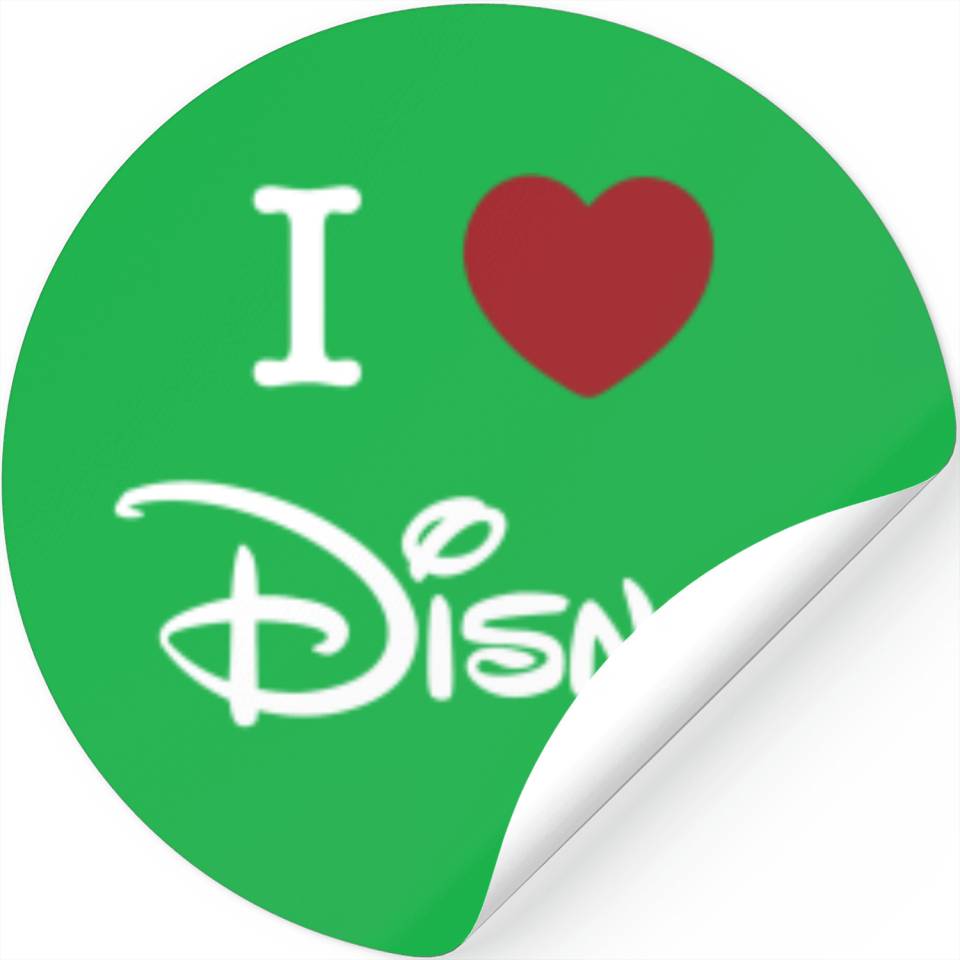 Disney I Love Disney Heart Logo Stickers | ID 20841347 by Carlos ...