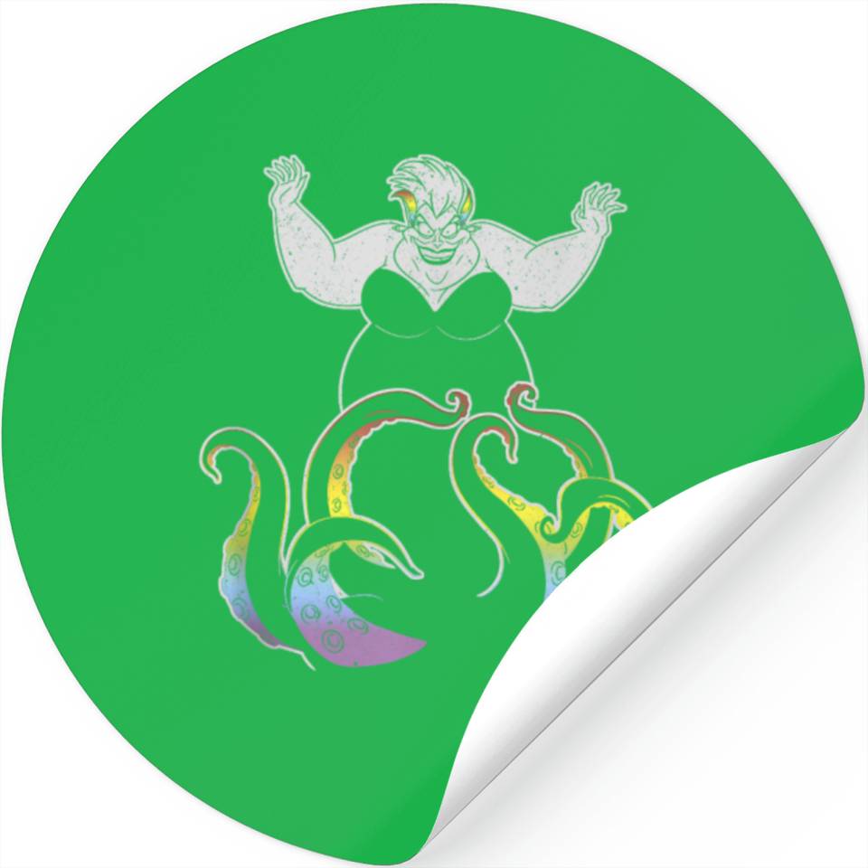Disney Villains Ursula Rainbow Tentacles Stickers | ID 20872950 by Ian ...