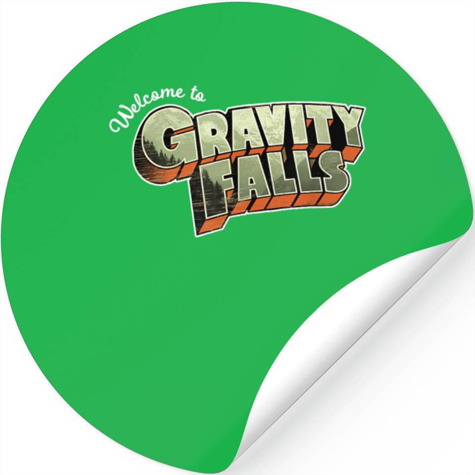 Disney Gravity Falls Welcome To Gravity Falls Logo Stickers | ID ...