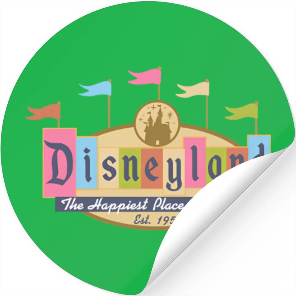 Disneyland Est 1955 Stickers, Vintage Disneyland Stickers, Disneyland ...