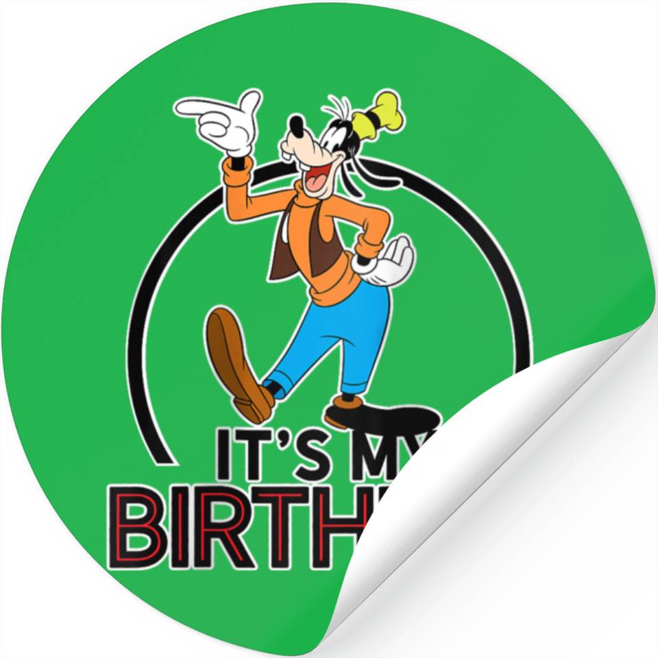 Disneyss Goofy Birthday Vintages Retro Funny Stickers | ID 21062567 by ...