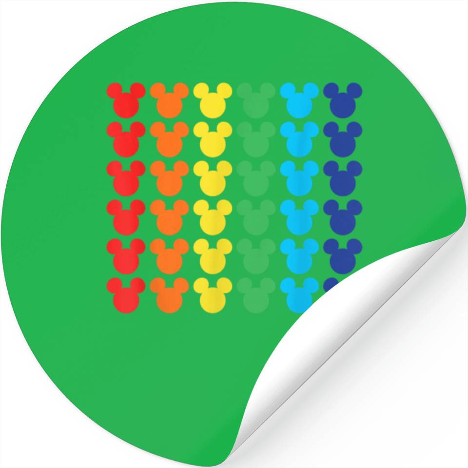 Disney Mickey Mouse Rainbow Icons Stickers | ID 21069593 by Eduardo ...