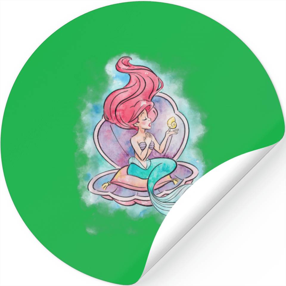 Disney The Little Mermaid Ariel In Shell Waterco Stickers | ID 21088703 ...