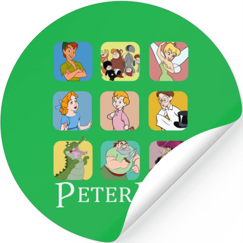 Disney Peter Pan Characters Stickers, Peter Pan Stickers | ID 21115579 ...
