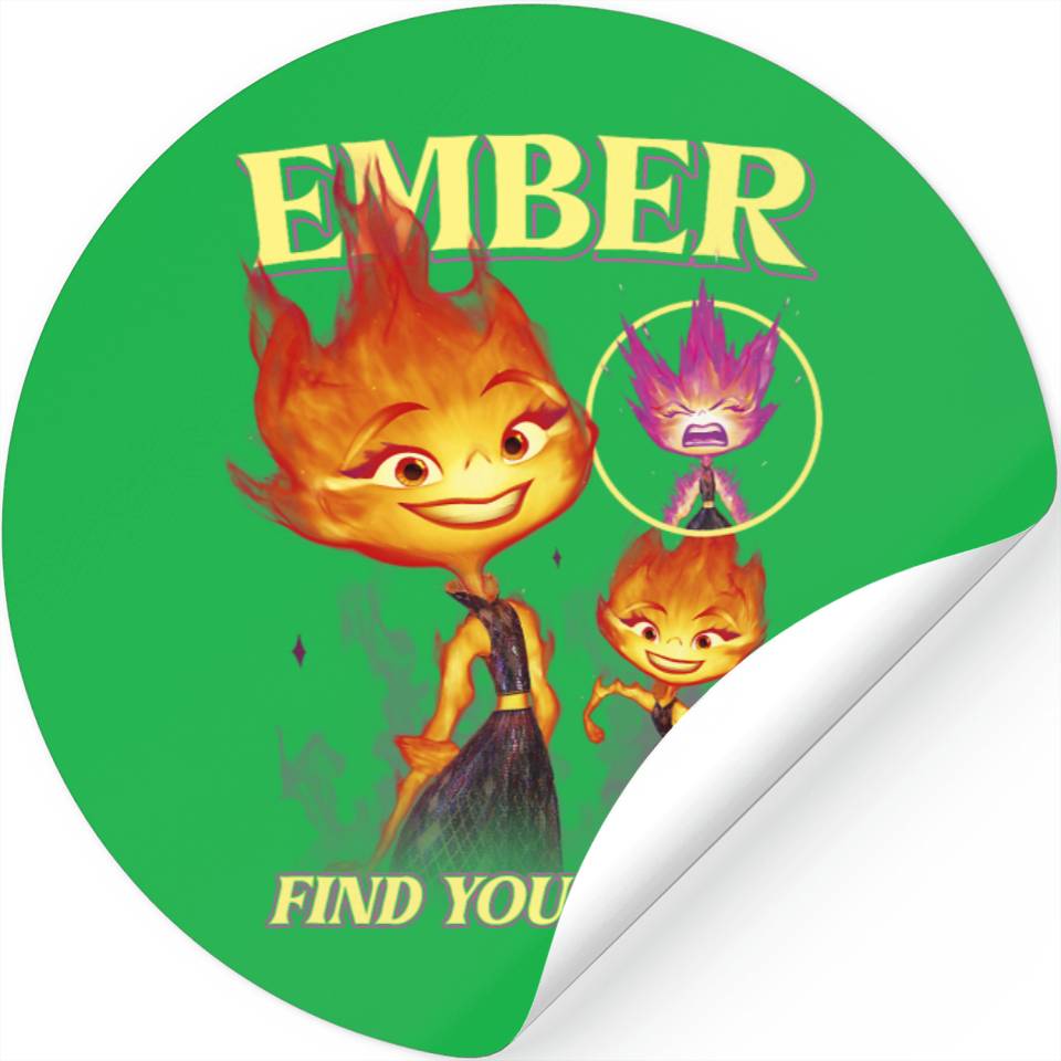 Disney Pixarss Elemental Find Your firess Ember Portrait Stickers | ID ...