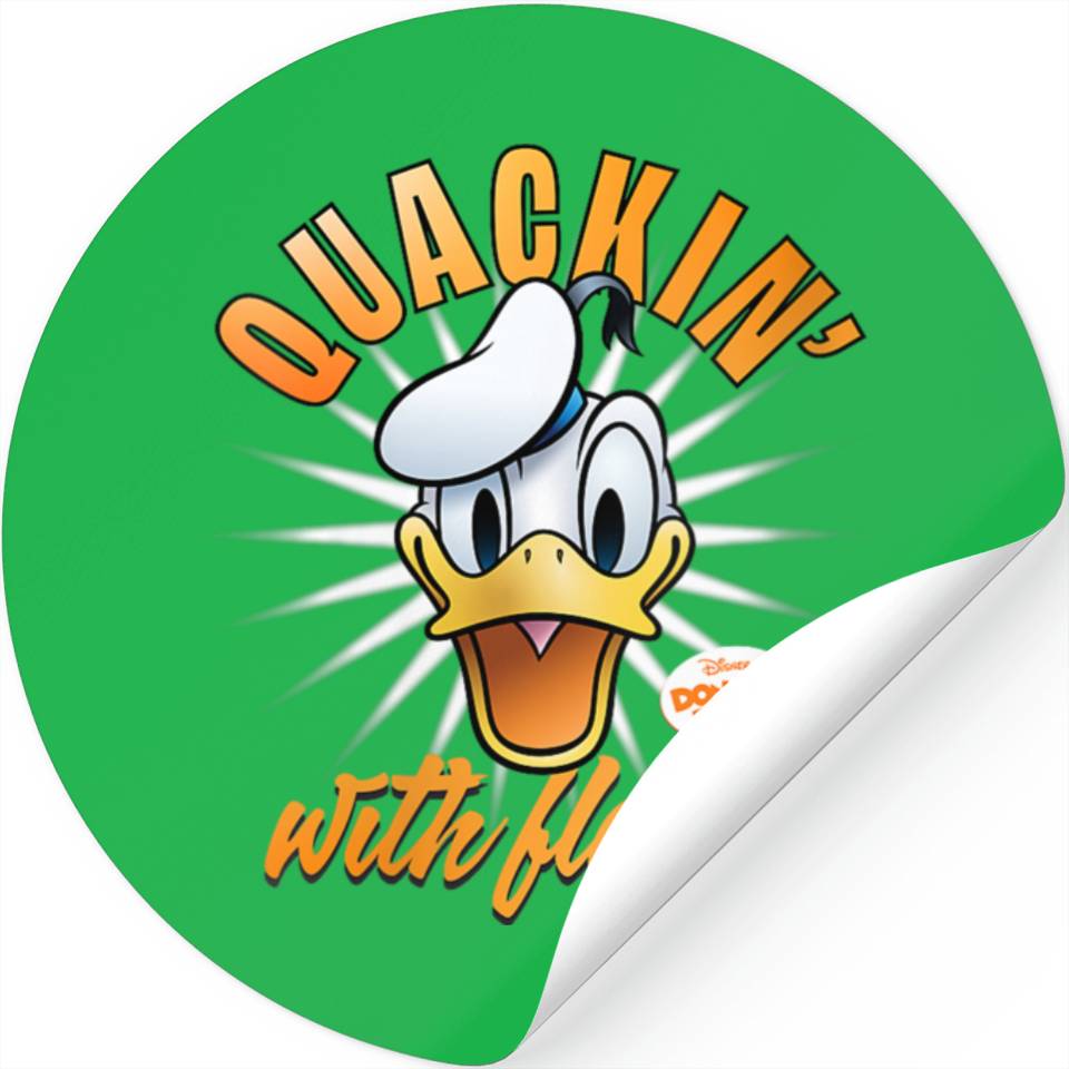 Disneyss Donald Duck 90th Anniversary Quackin With Flair Stickers | ID ...