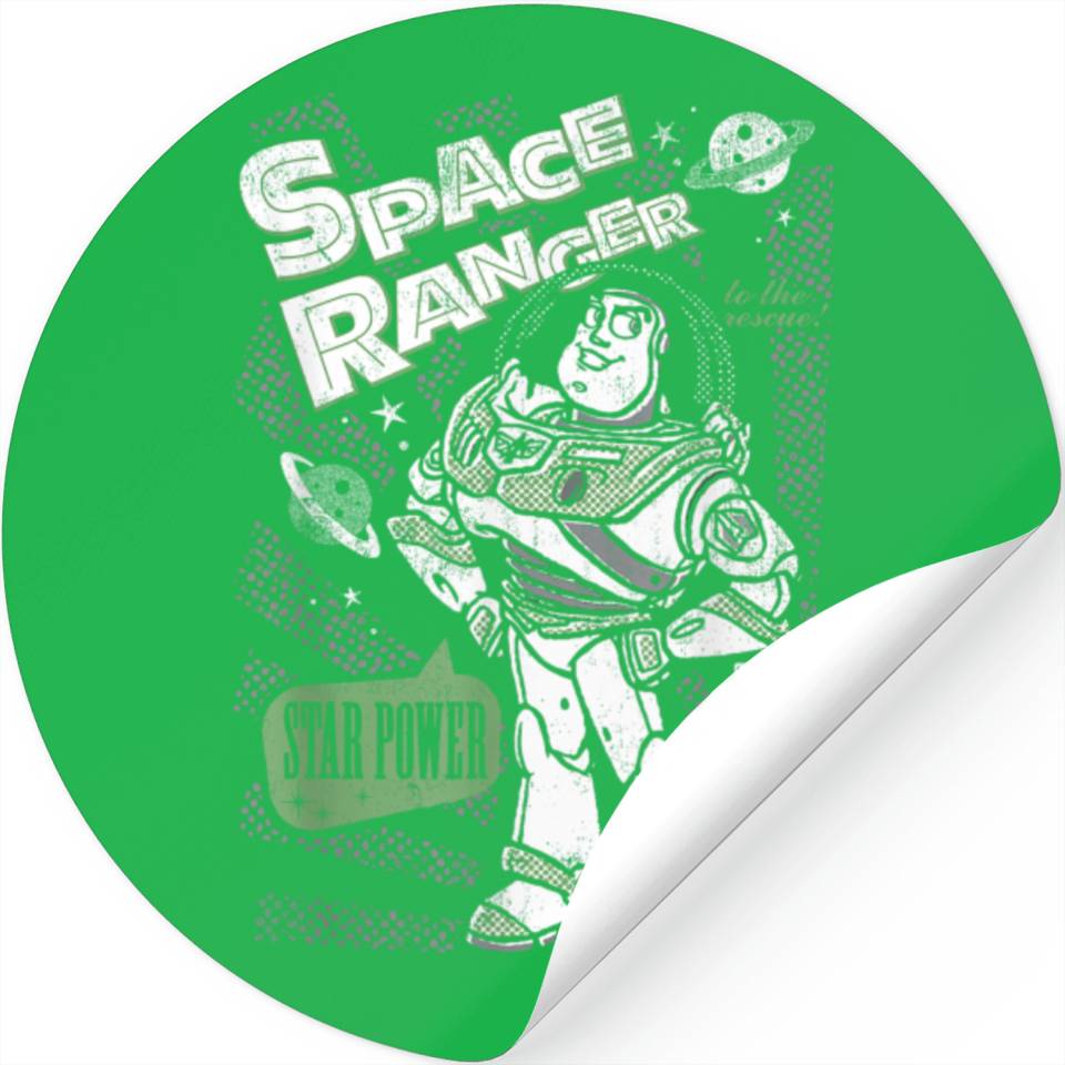 Disneyss Pixars Toy Story Buzz Lightyear Galaxy Needs A Hero Stickers ...