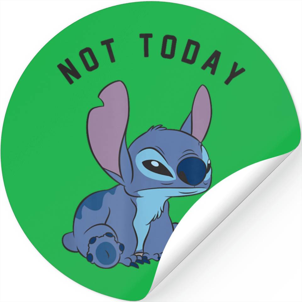 Disneyss Lilo Stitch Not Today Sleepy Stitch Portrait Stickers | ID ...