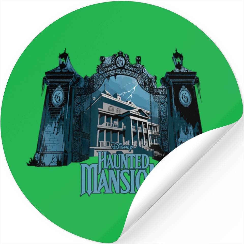 Disney Haunted Mansion Movie Gracey Manor Gates Stickers | ID 21521870 ...