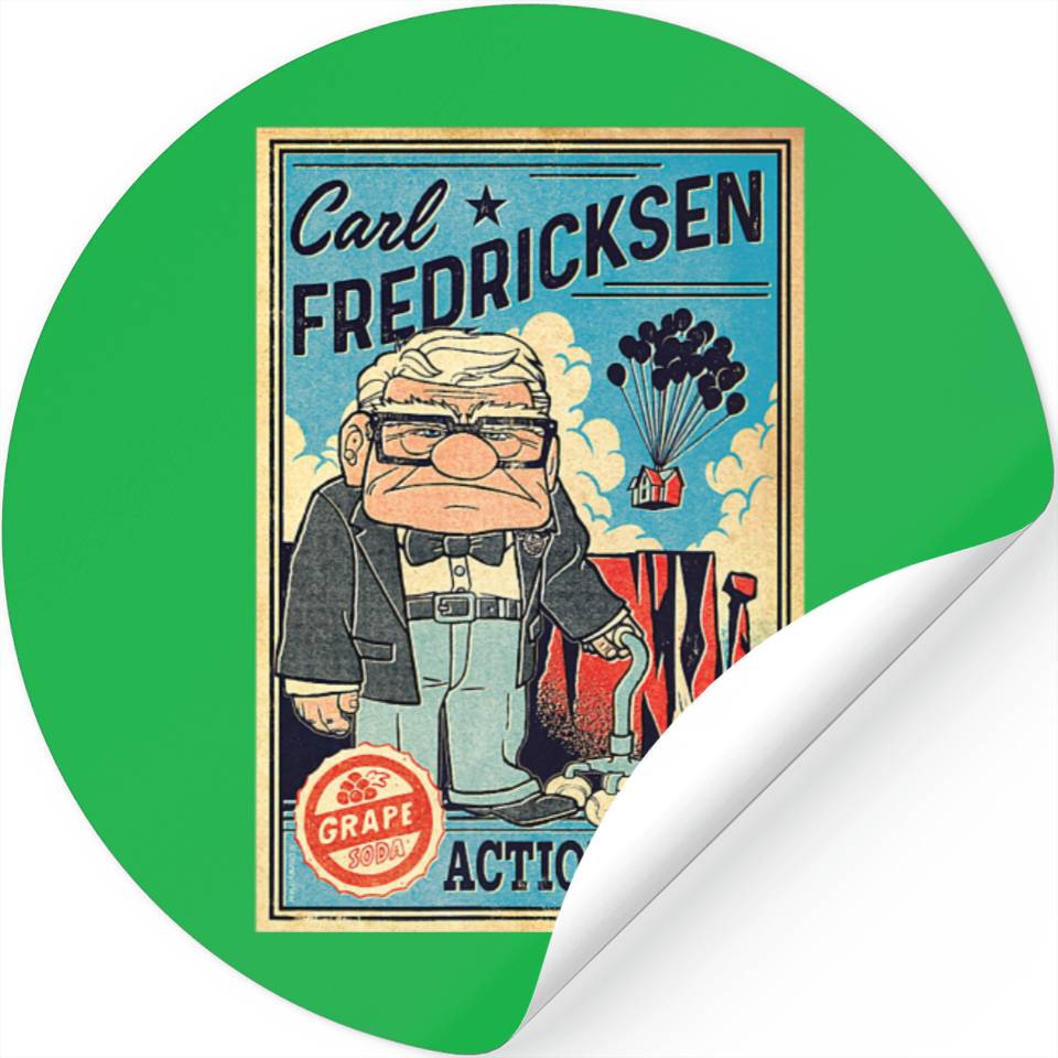 Disney Pixarss Up Carl Acton Hero Stickers | ID 21527253 by Ernesto ...