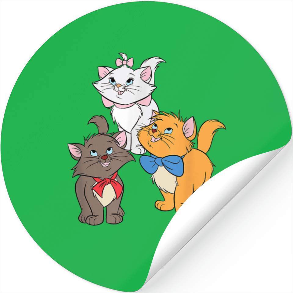 Disney The Aristocats Cute Trio Marie Toulouse B Stickers | ID 21585618 ...