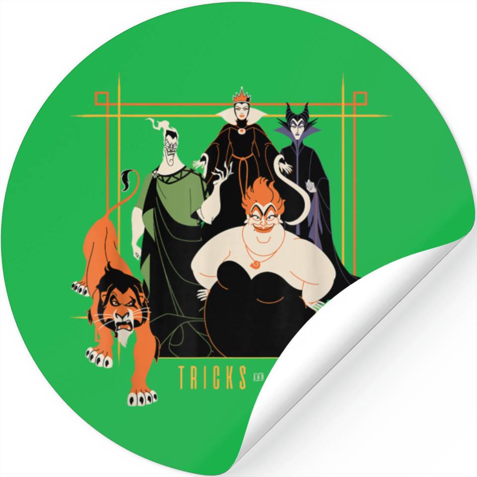 Disney Villains Spooky Squad Tricks And Spells Halloween 2024 Stickers ...