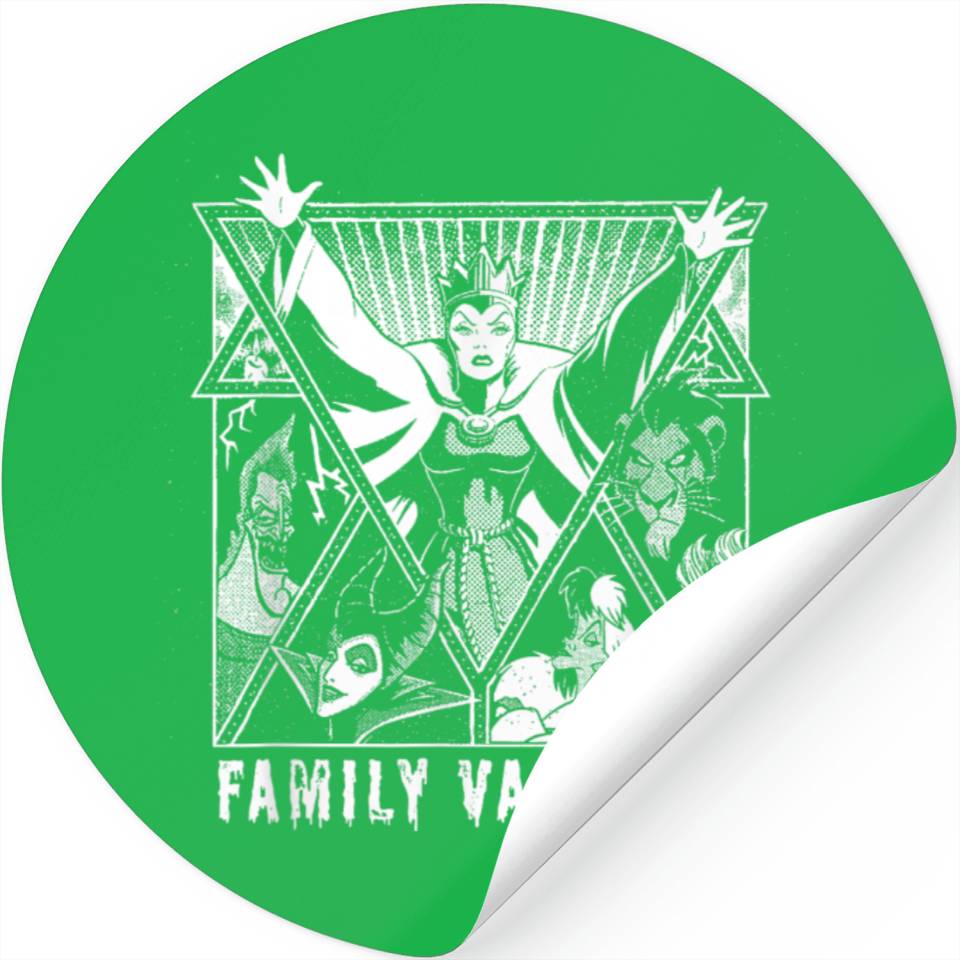 Disney Villains Graphic Print Group Family Vacation Trip Stickers | ID ...