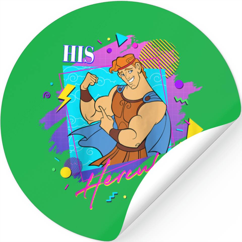 Kelly green 2" x 2" Disney Hercules Valentines Couples Matching His ...