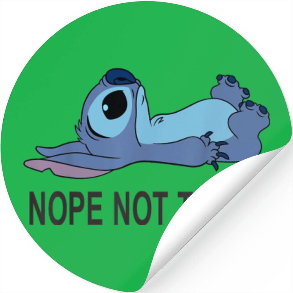 Disney Lilo Stitch Nope Not Today Stickers | ID 21760814 by Isabel ...