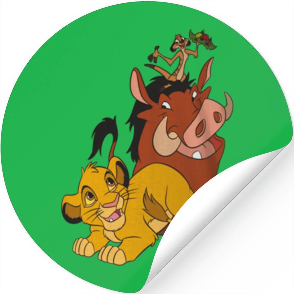 Disney The Lion King Young Simba Timon and Pumba Stickers | ID 21769350 ...