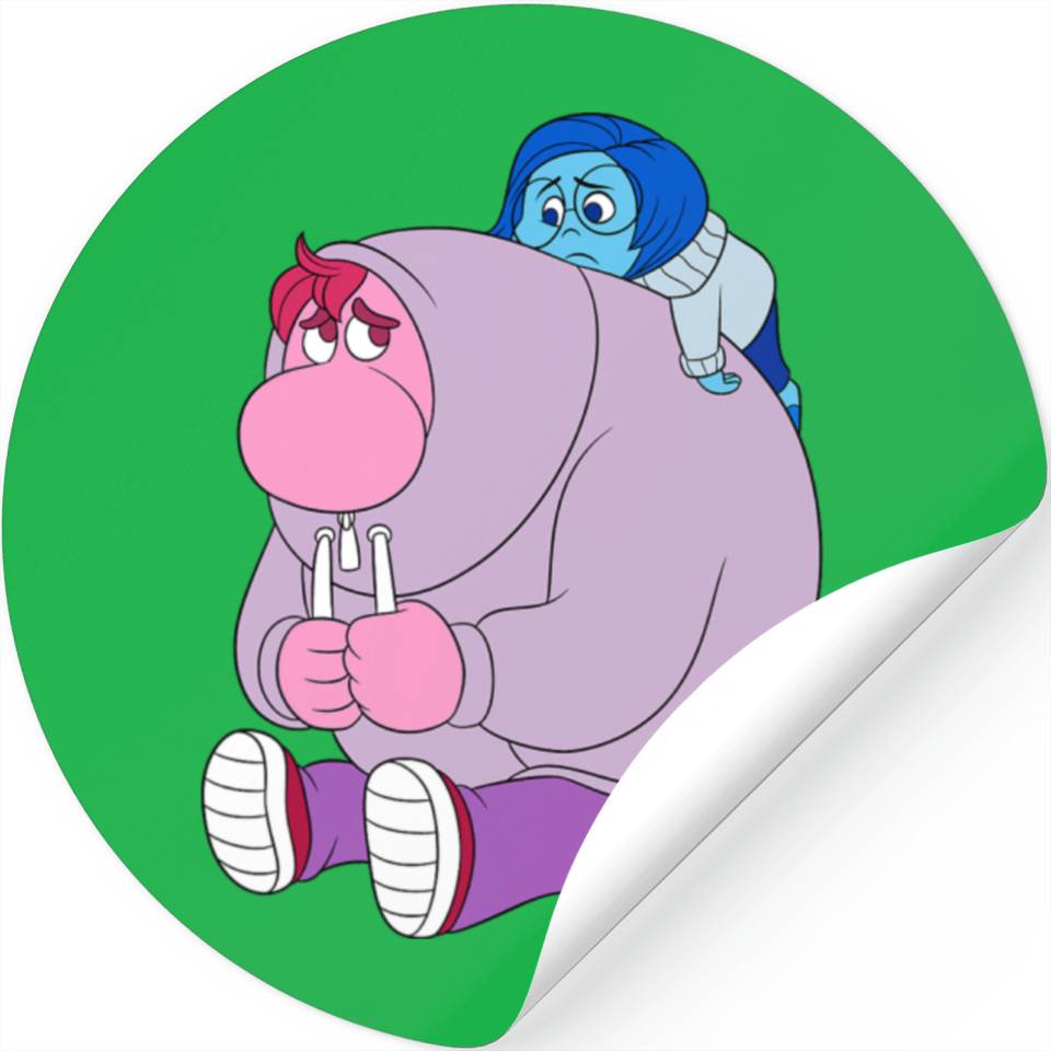 Disney Pixar Inside Out 2 Cute Sadness Embarrassment Poster Stickers ...