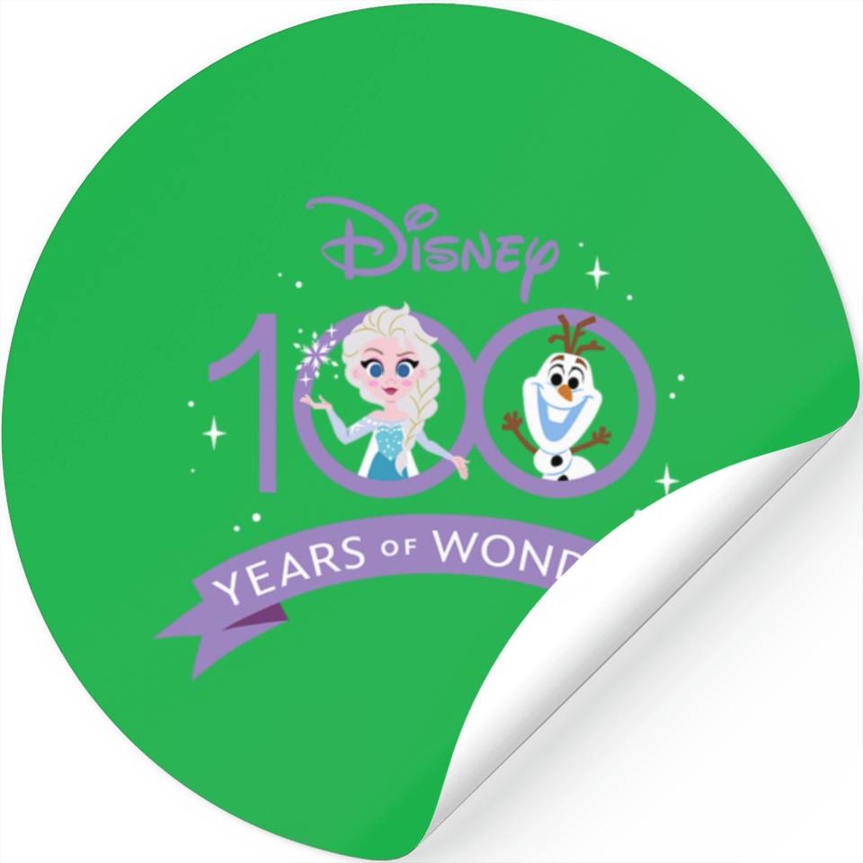 Disney 100 Anniversary Frozen Elsa and Olaf Wonder D100 Stickers | ID ...