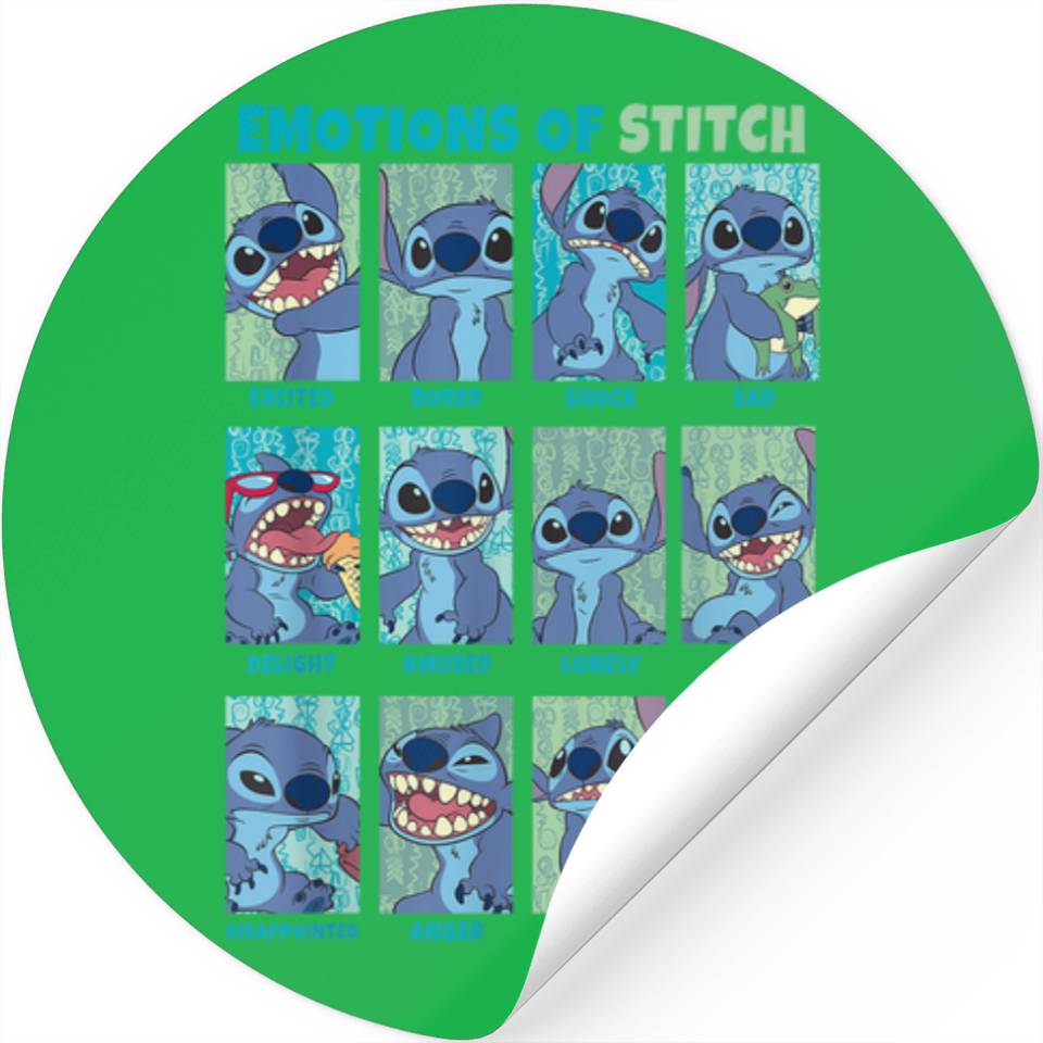 Disney Lilo Amp Stitch Emotions Of Stitch Panels Stickers | ID 21933648 ...