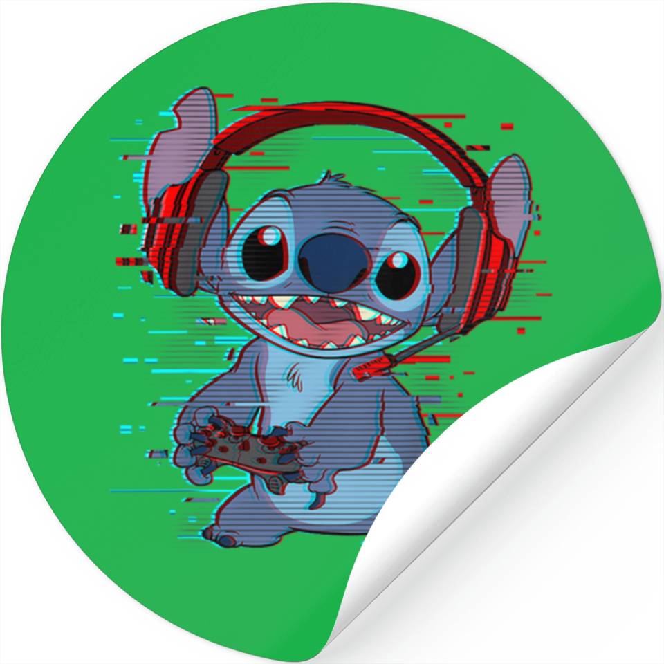 Kids Disney Lilo & Stitch Gamer Glitch Videogame Stickers | ID 21958556 ...