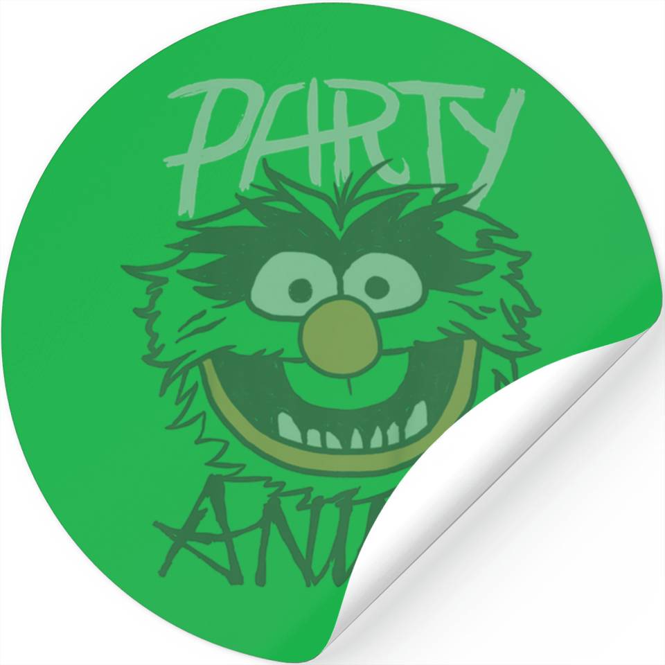 Disney The Muppets Party Animal Big Face Retro Chest Poster Stickers ...
