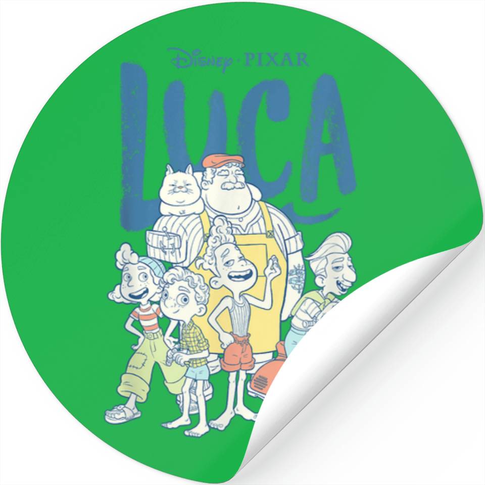 Disney Pixar Luca Group Shot Logo Stickers | ID 21974515 by Eric Ries ...