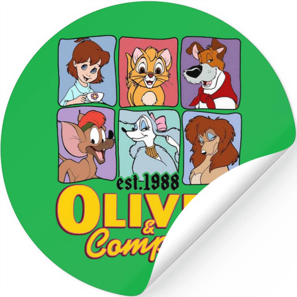 Disney Oliver & Company Characters Stickers | ID 21965528 by Carlos ...