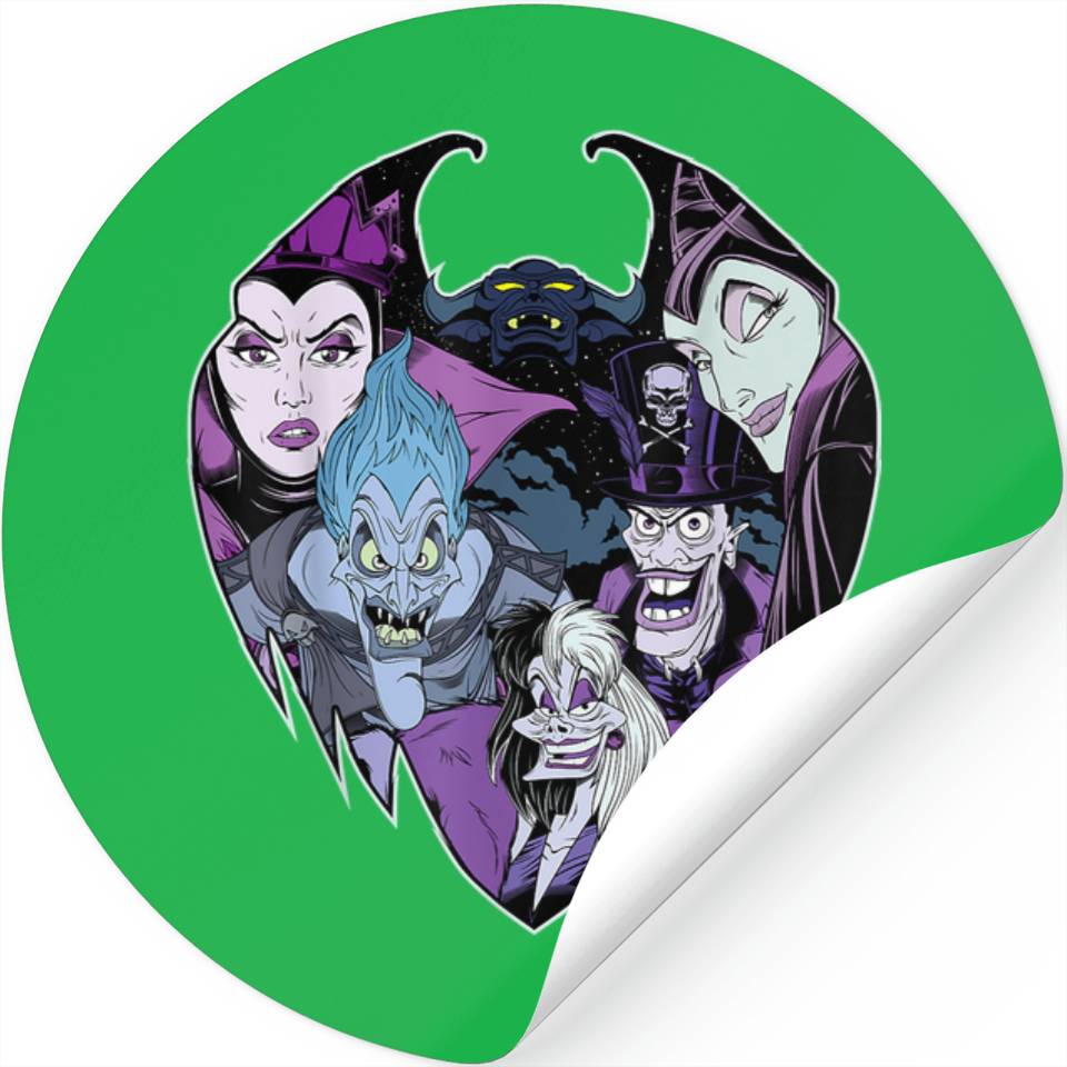 Disney Villains Evil Crew Stickers | ID 21965576 by Igor Gonçalves ...