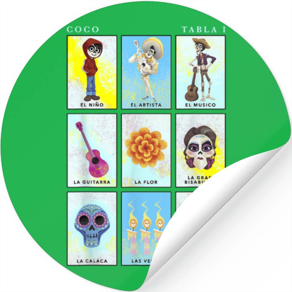 Disney Pixar Coco Group Shot Table 1 Panels Stickers | ID 21962605 by ...