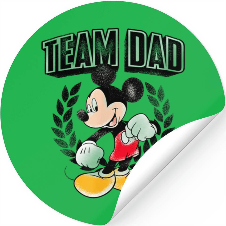 Disney Team Dad Mickey Mouse Stickers | ID 22061205 by A garagDoor ...