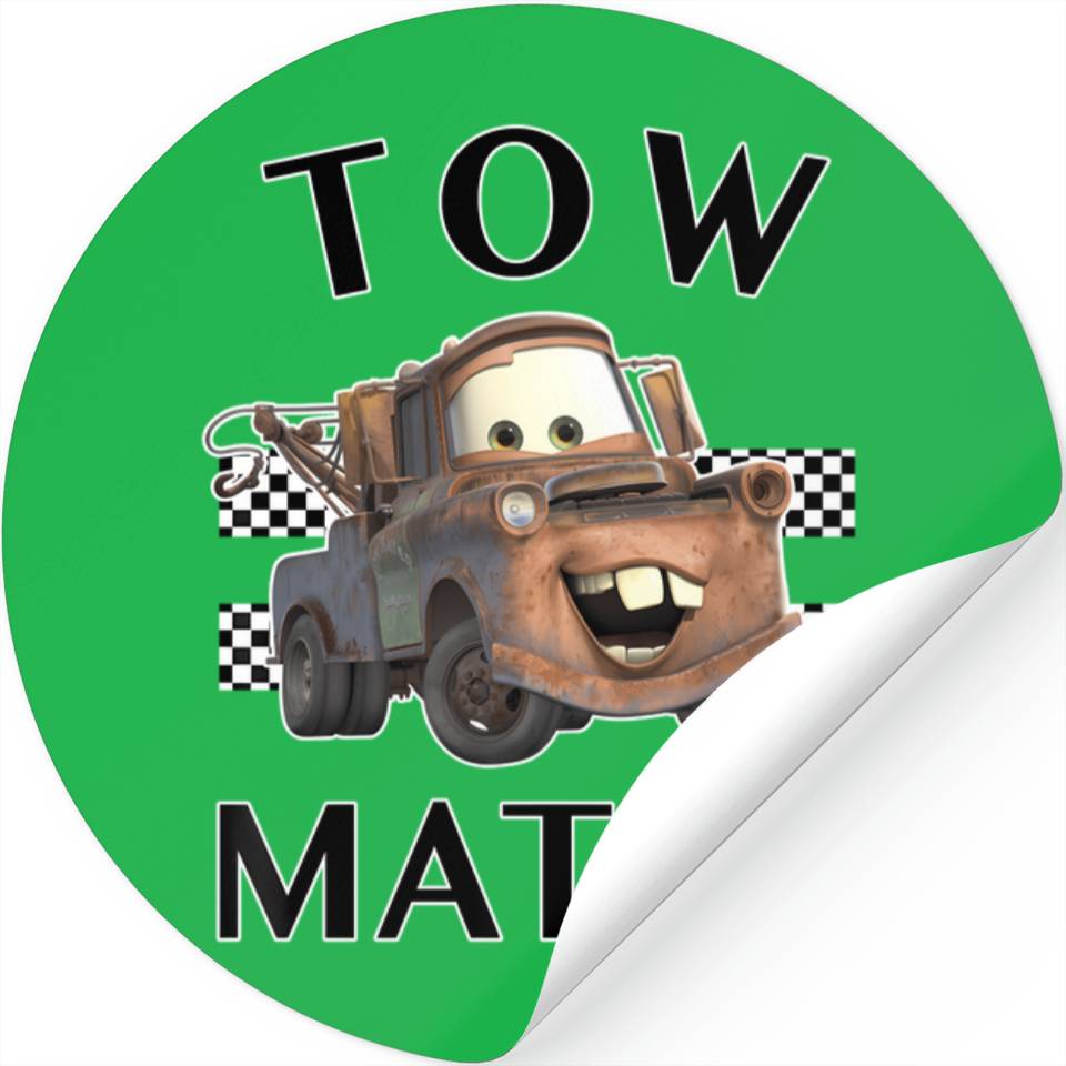 Disney Pixar Cars Tow Mater Finish Graphic Hoodie Stickers | ID ...
