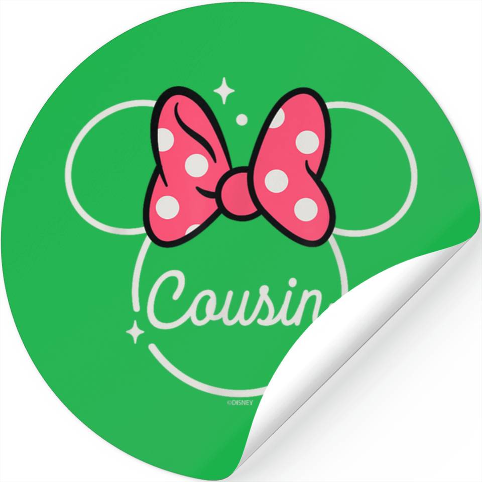 Disneyss Minnie Mouse Cousin Head Icon Magic Family Trip Stickers | ID ...
