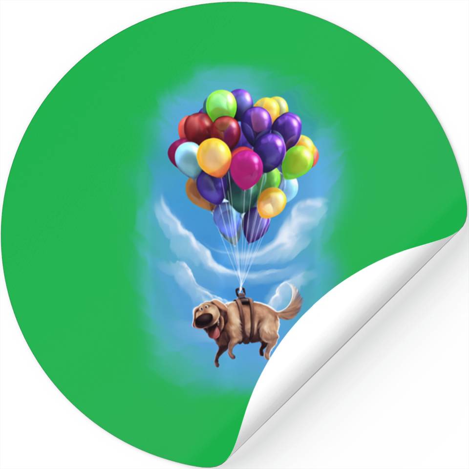 Disney Pixar Up Dug Balloon Floating Stickers | ID 22166327 by Emily ...
