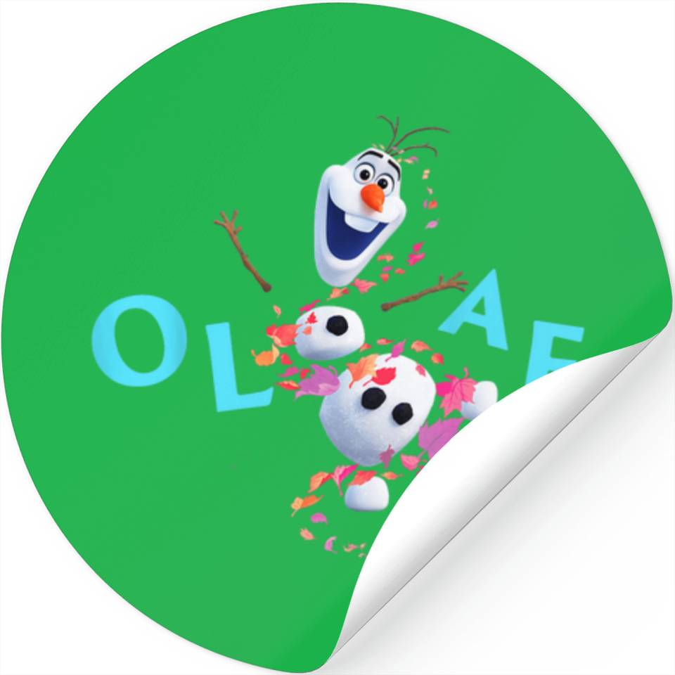 Disney Frozen 2 Olaf Autum Leaves Happy Portrait Stickers | ID 22212033 ...