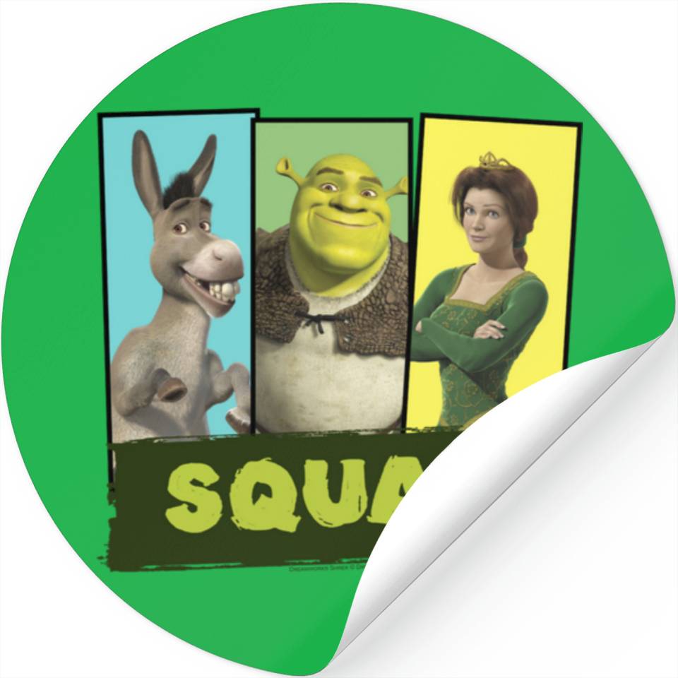 Shrek Squad Group Shot Panel Lineup Poster 1: Shrek Same Swamp Forever ...