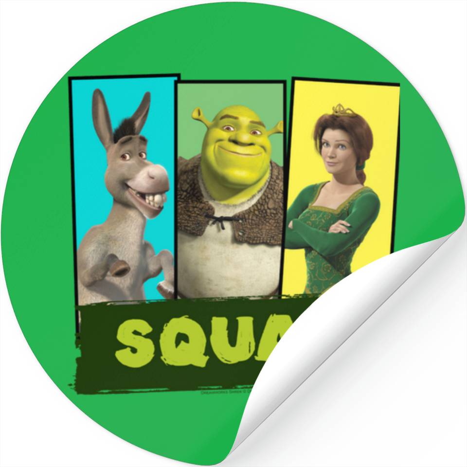 Shrek Squad Colorful Portrait Panels : Shrek Same Swamp Forever , Shrek ...