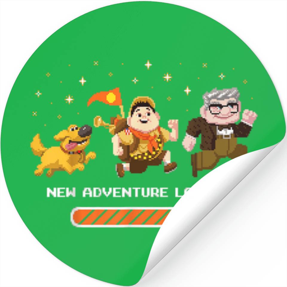 Disneys Up Russell Carl Dug New Adventure Loadin Stickers | ID 22663383 ...
