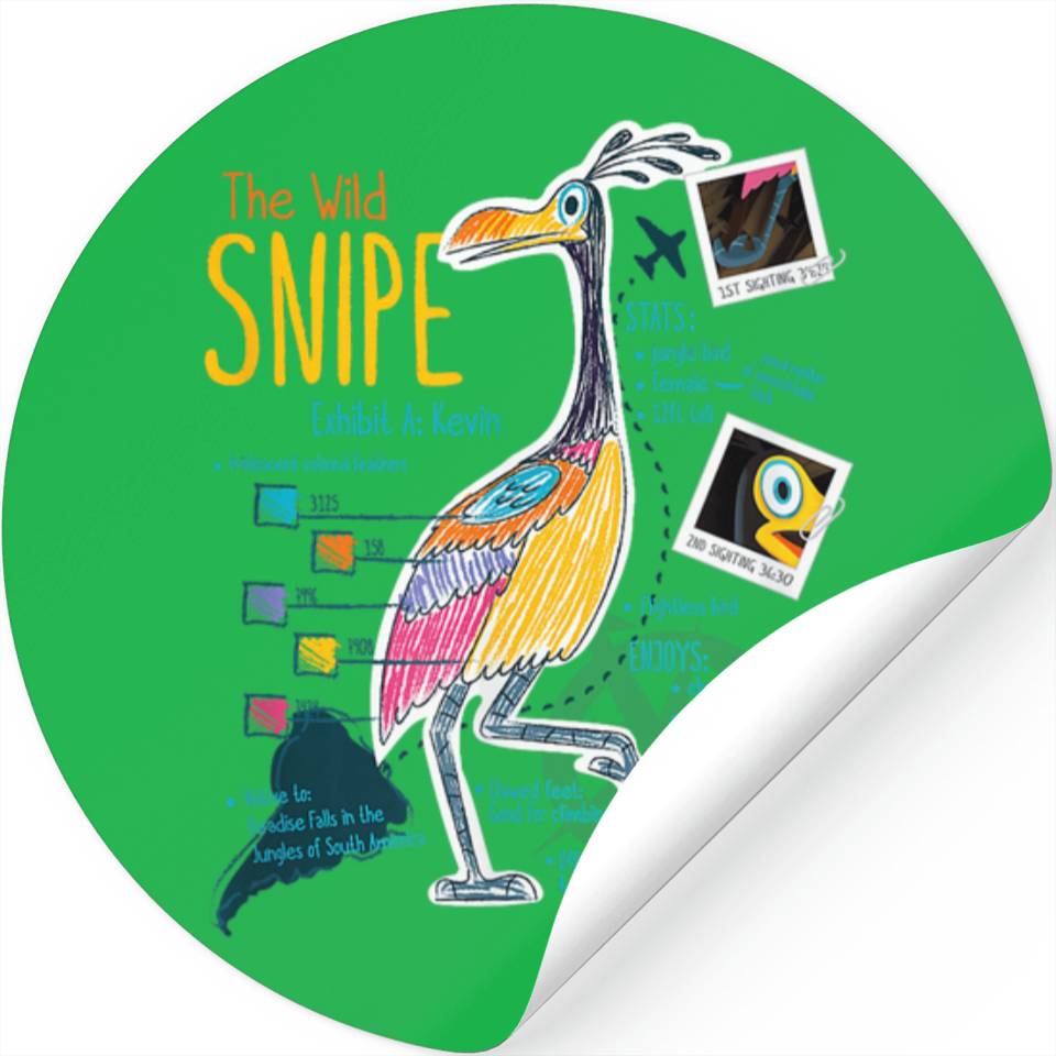 Disney and Pixars Up Kevin The Wild Snipe Stickers | ID 22688678 by ...