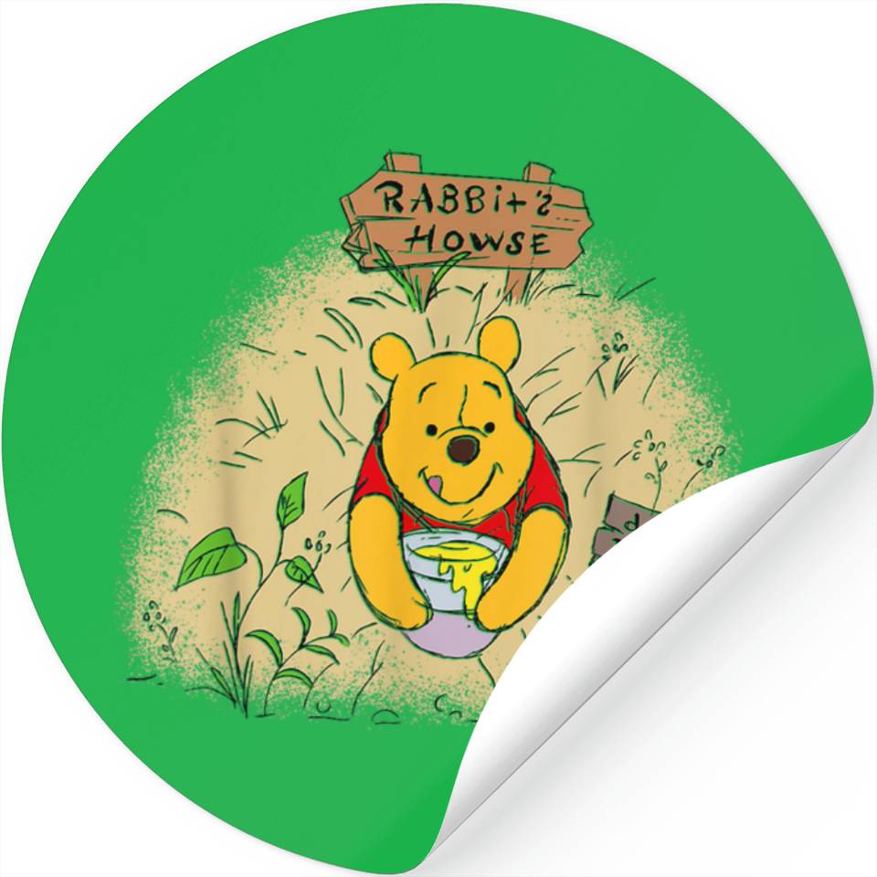 Disney Winnie The Pooh Rabbits House Dont Feed The Bear Stickers | ID ...