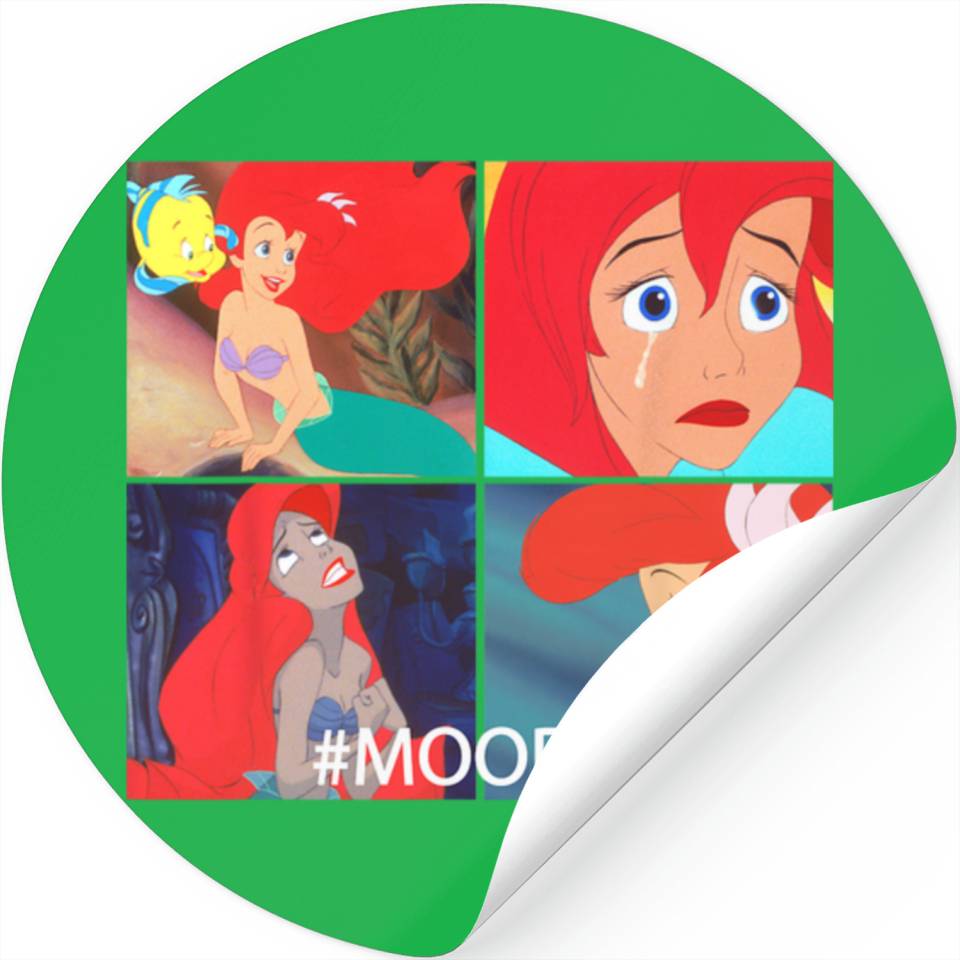 Disney The Little Mermaid Ariel Mood Panels Stickers | ID 22706881 by ...