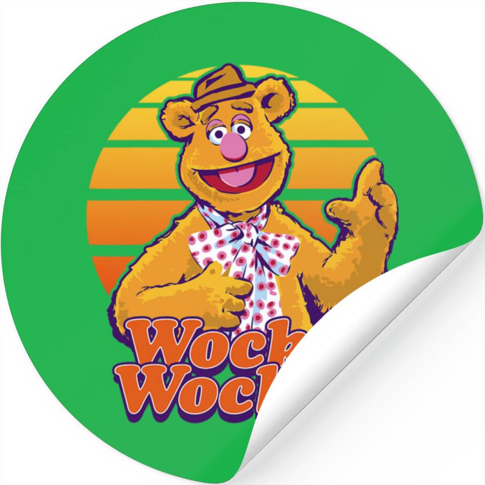 Disney The Muppets Fozzie Bear Wocka Wocka Portrait Stickers | ID ...