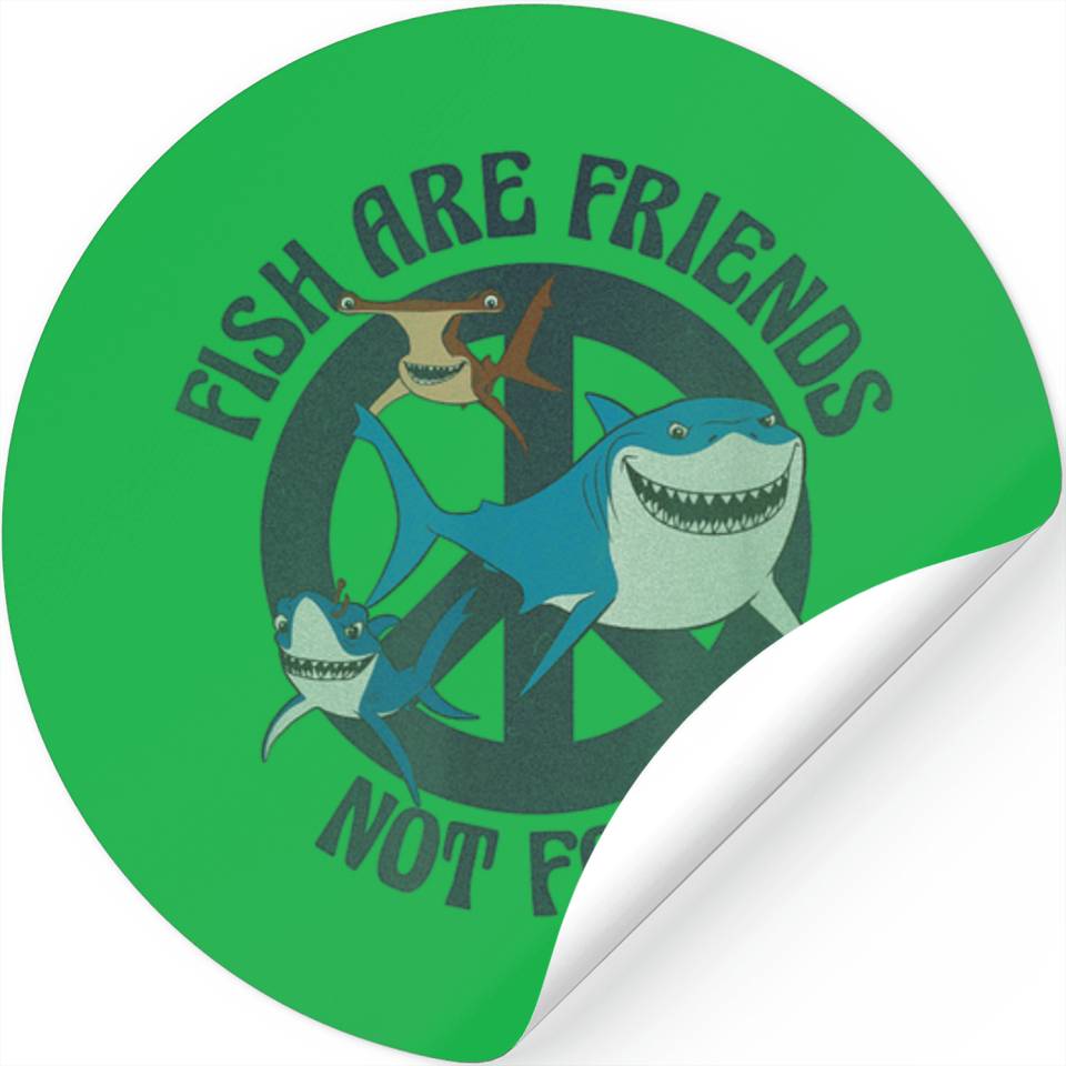 Disney Pixar Finding Nemo Fish Are Friends Not F Stickers | ID 22766508 ...