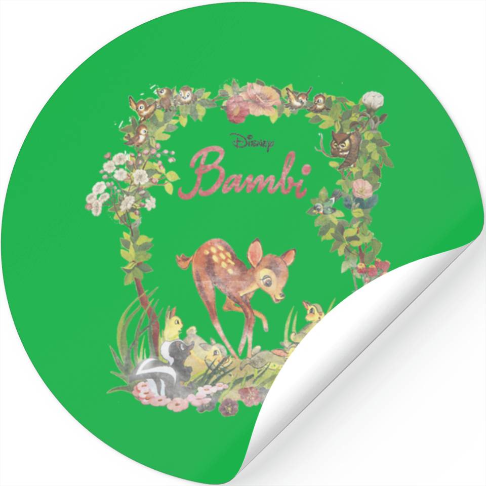 Disney Bambi Floral Portrait Stickers | ID 22760096 by Emma Taylor ...