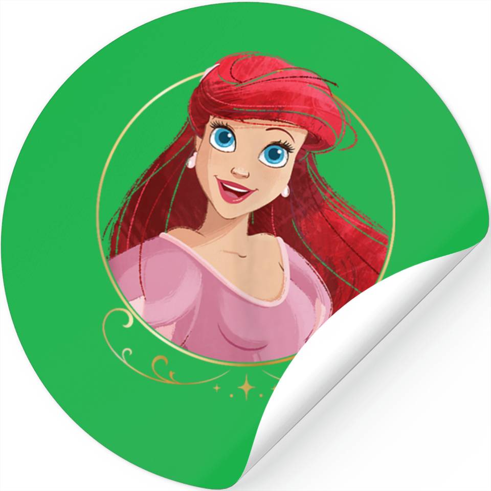 Disneyss Princess Royalty Group Matching Ariel 2 sided Stickers | ID ...