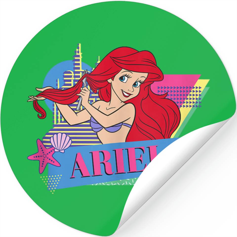 Disneyss The Little Mermaid Retro Couples Matching Ariel Stickers | ID ...