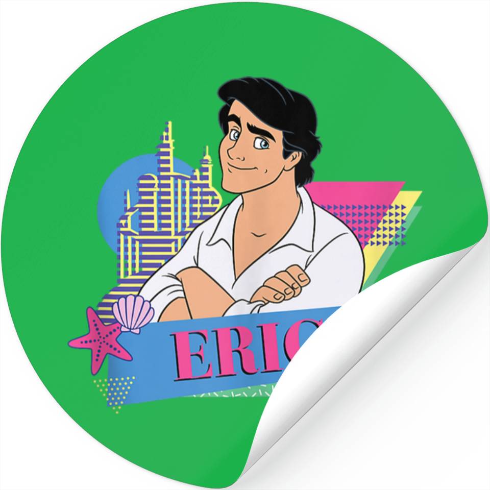 Disneyss The Little Mermaid Retro Couples Matching Prince Eric Stickers ...