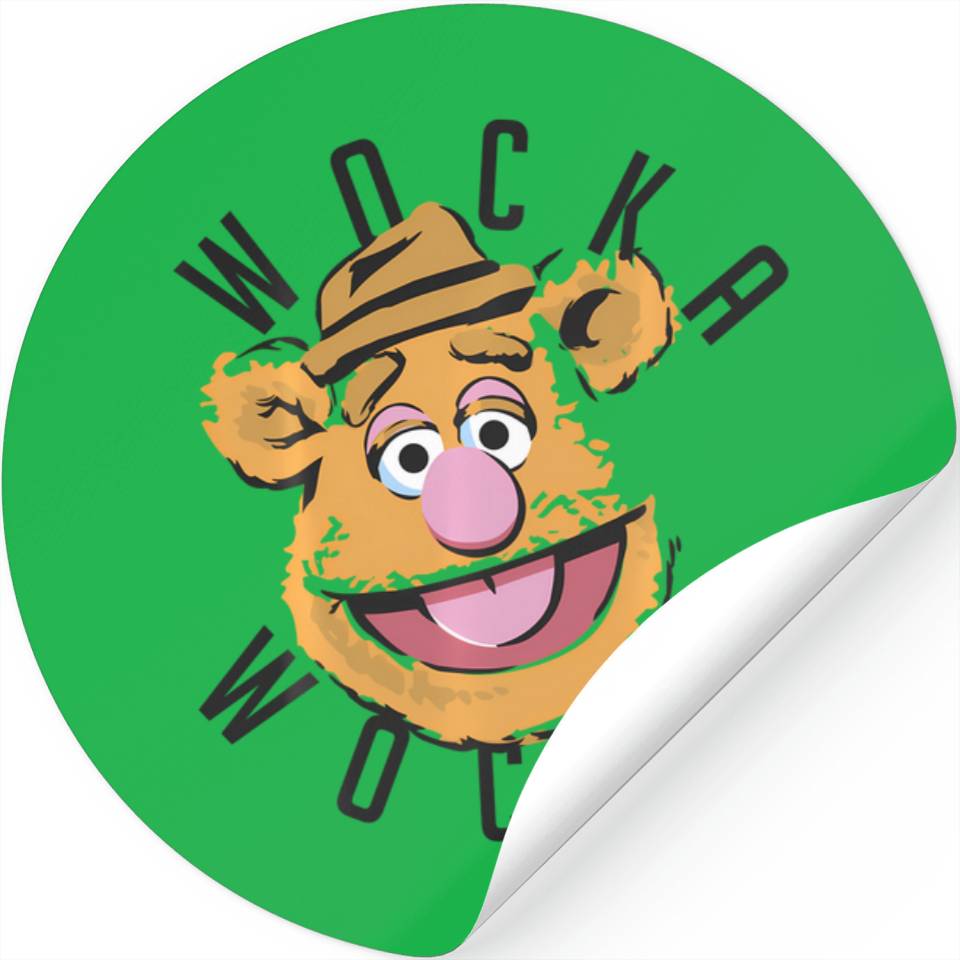Disney The Muppets Fozzie Bear Wocka Wocka Big Face Stickers | ID ...