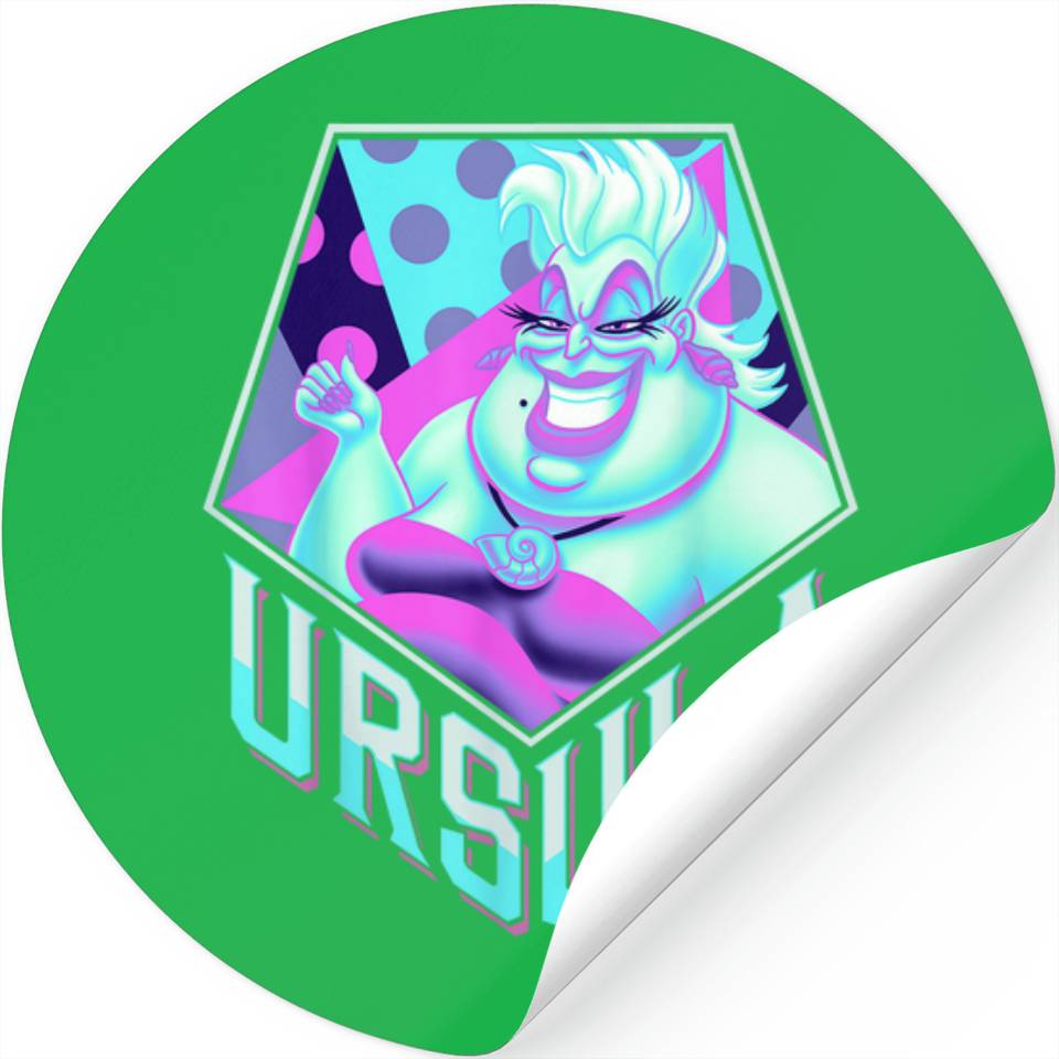 Disney Little Mermaid Ursula Pop Art Graphic TSh Stickers | ID 22885109 ...