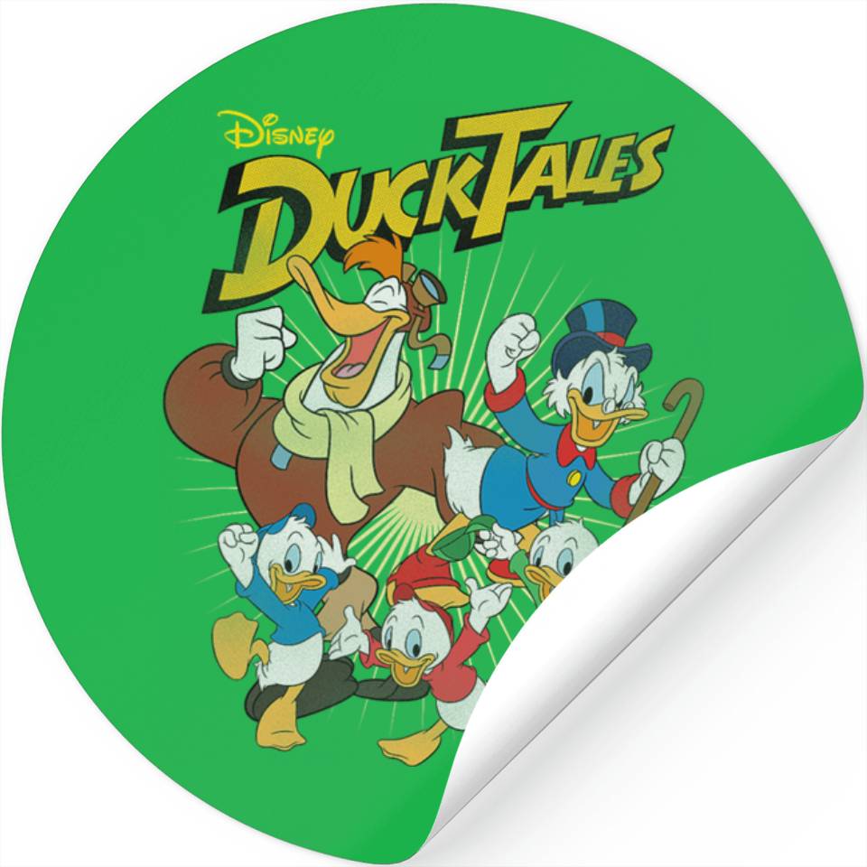 Disney DuckTales Main Characters Full Of Joy Group Shot Stickers | ID ...